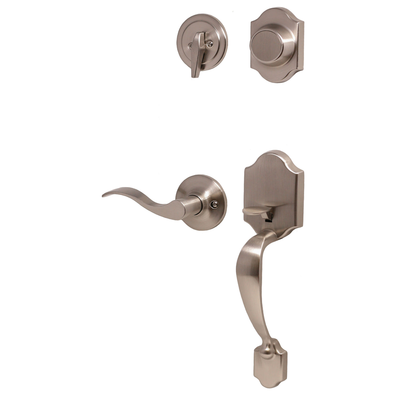 Parkside Handleset with New Haven Lever - Keyed One Side — weslock